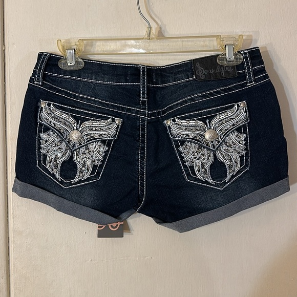 Soundgirl | Shorts | New Sound Girl Dark Denim Shorts | Poshmark